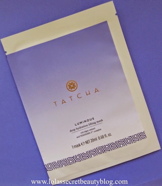 lola's secret beauty blog: TATCHA Luminous Deep Hydrating Lifting Mask ...
