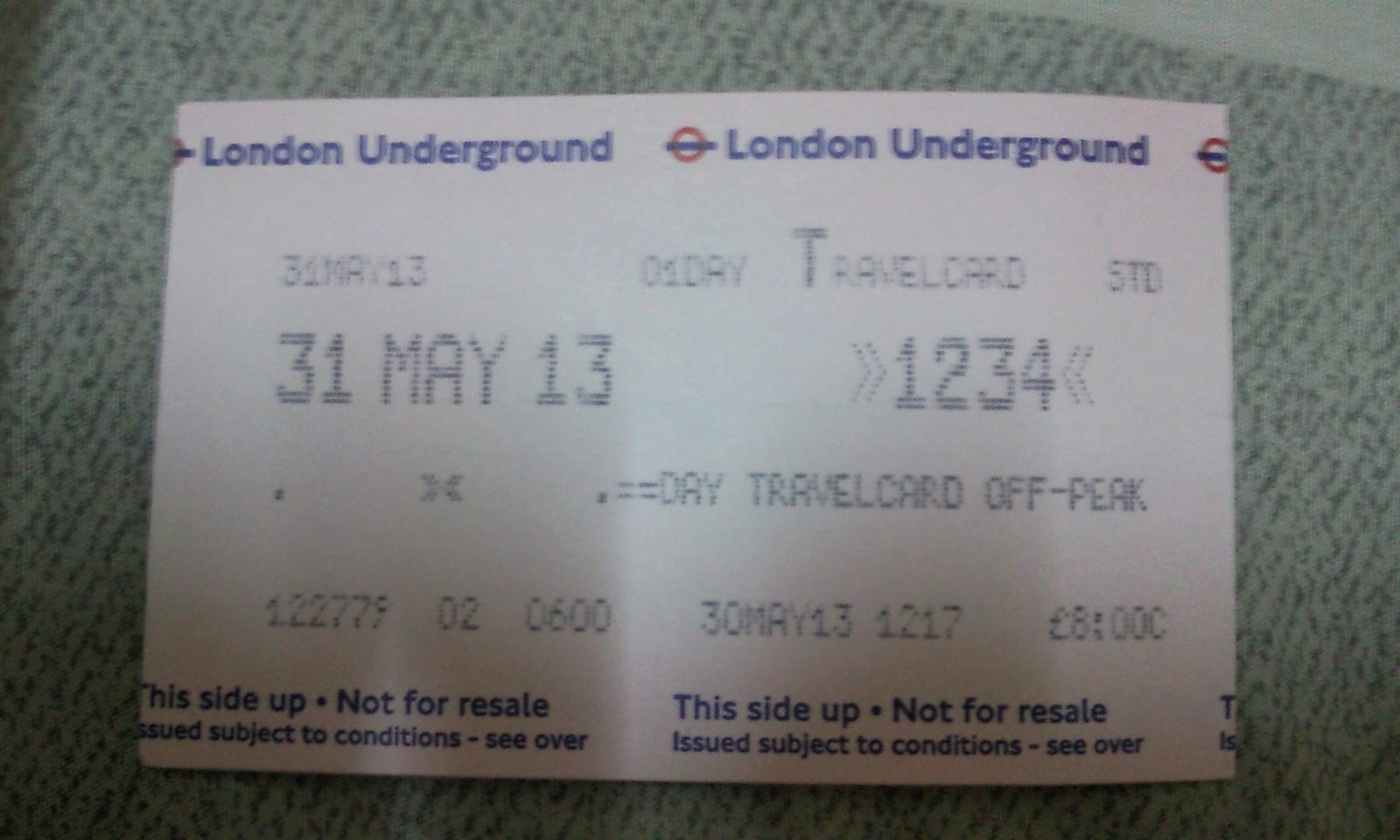 Humaira Hadi: Travel: London - Travel Card & London Tube
