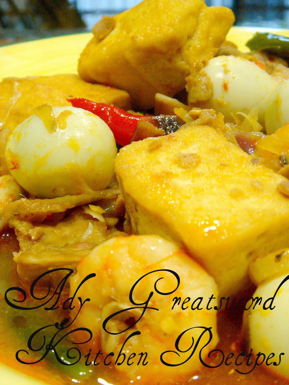 Ady Greatsword Empire Kitchen Recipes: Tahu Masak Taucu