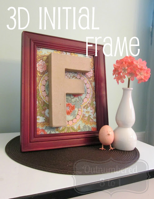 DIY 3D Initial Frame Tutorial - Outnumbered 3 to 1