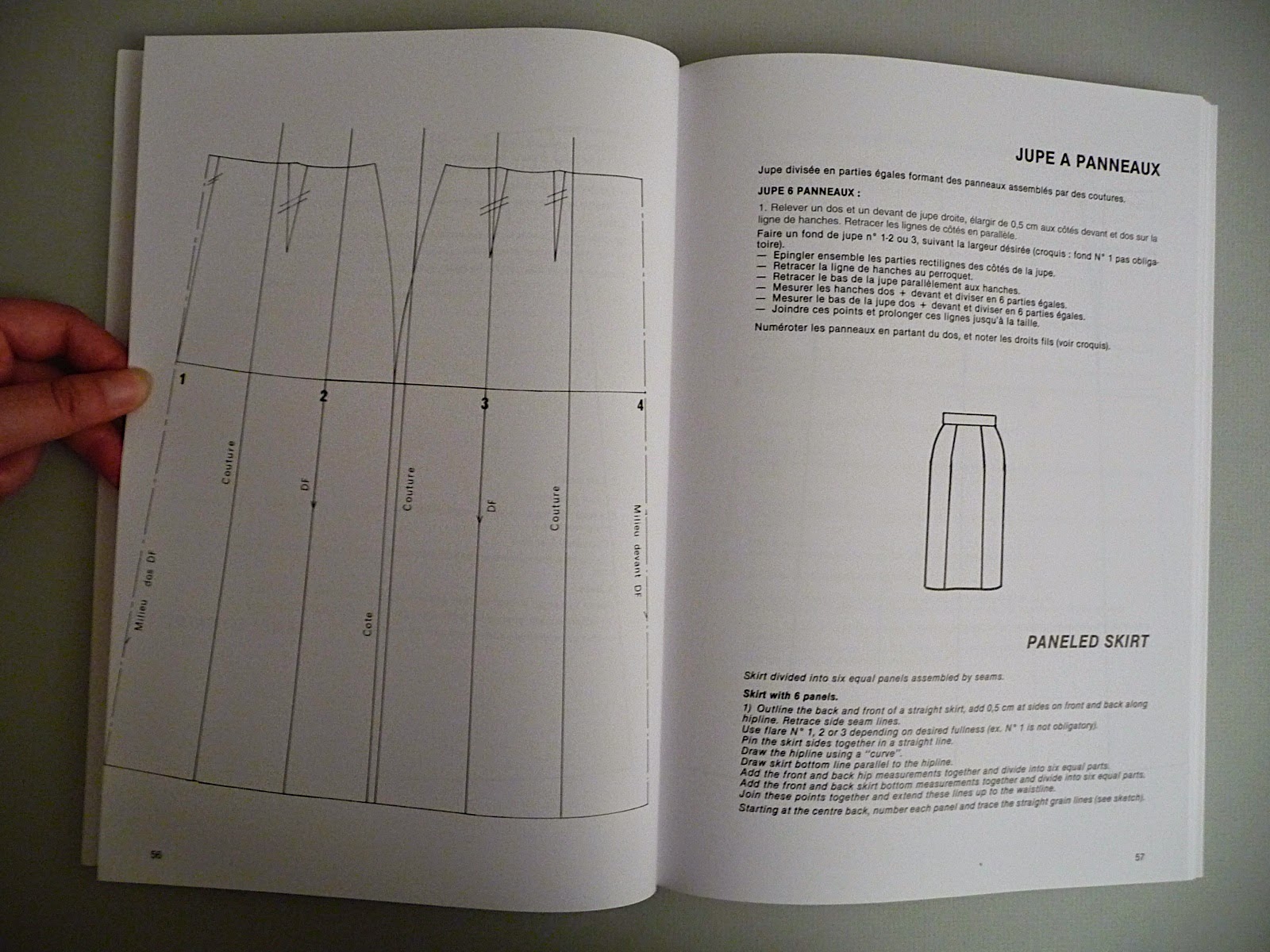 ESMOD Pattern Drafting Textbook - modelist kitapları