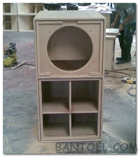 Desain Box Speaker Super Scooper 18inch Rear Loaded Horn - TIPS SOUND ...