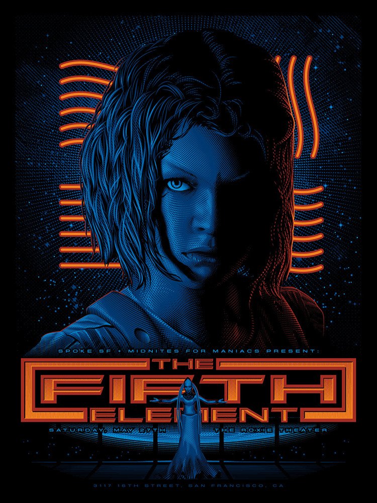 The Geeky Nerfherder: #CoolArt: 'The Fifth Element' 25th Anniversary ...
