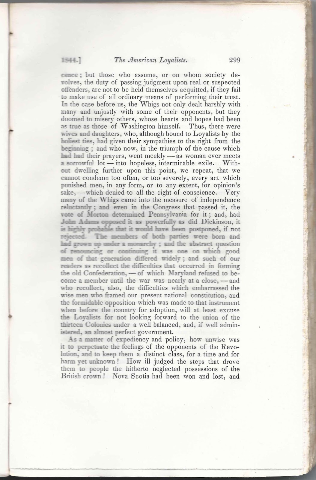 Heirlooms Reunited: 1844 Article about Loyalists in the journal "North ...