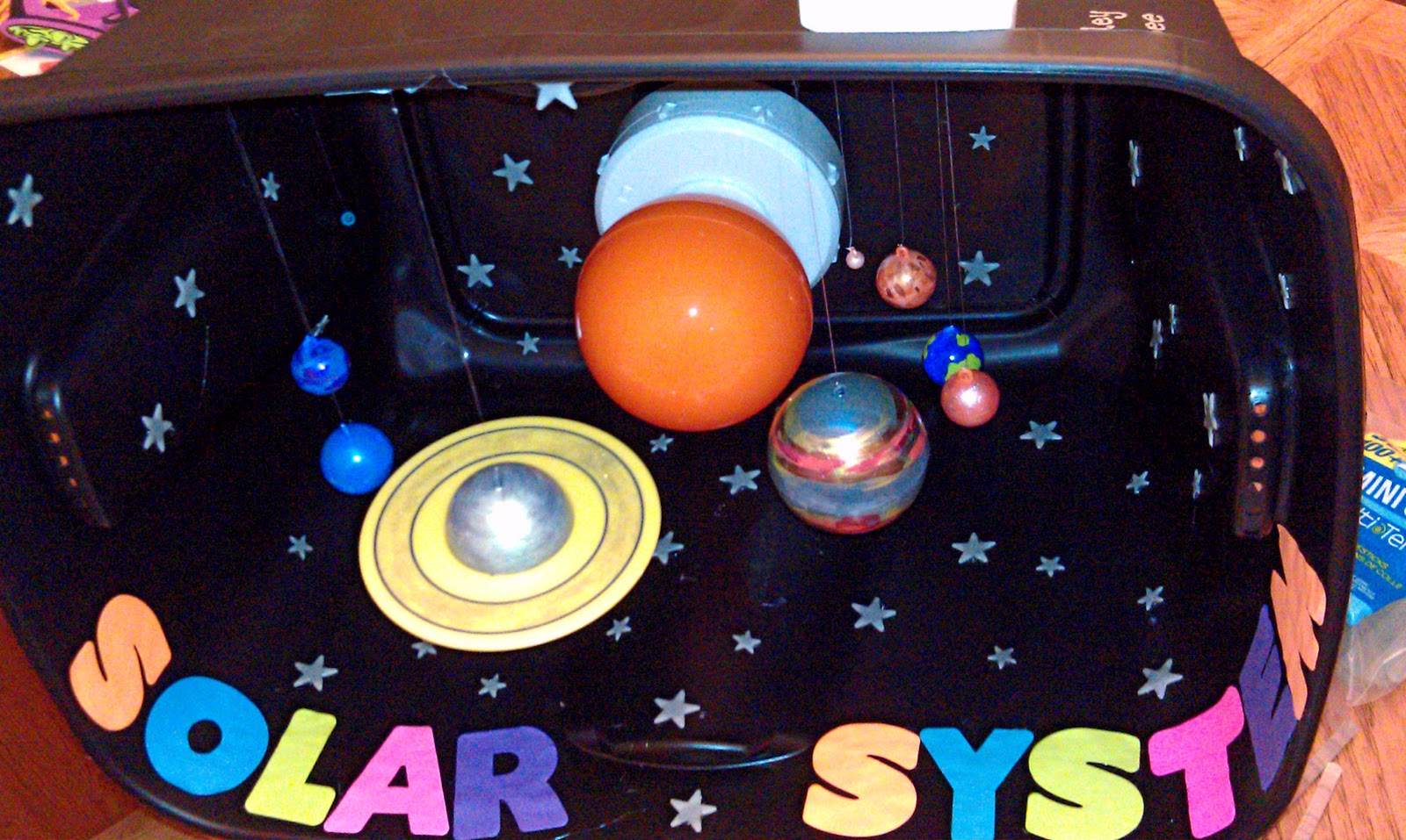 2nd Grade Solar System Shoebox