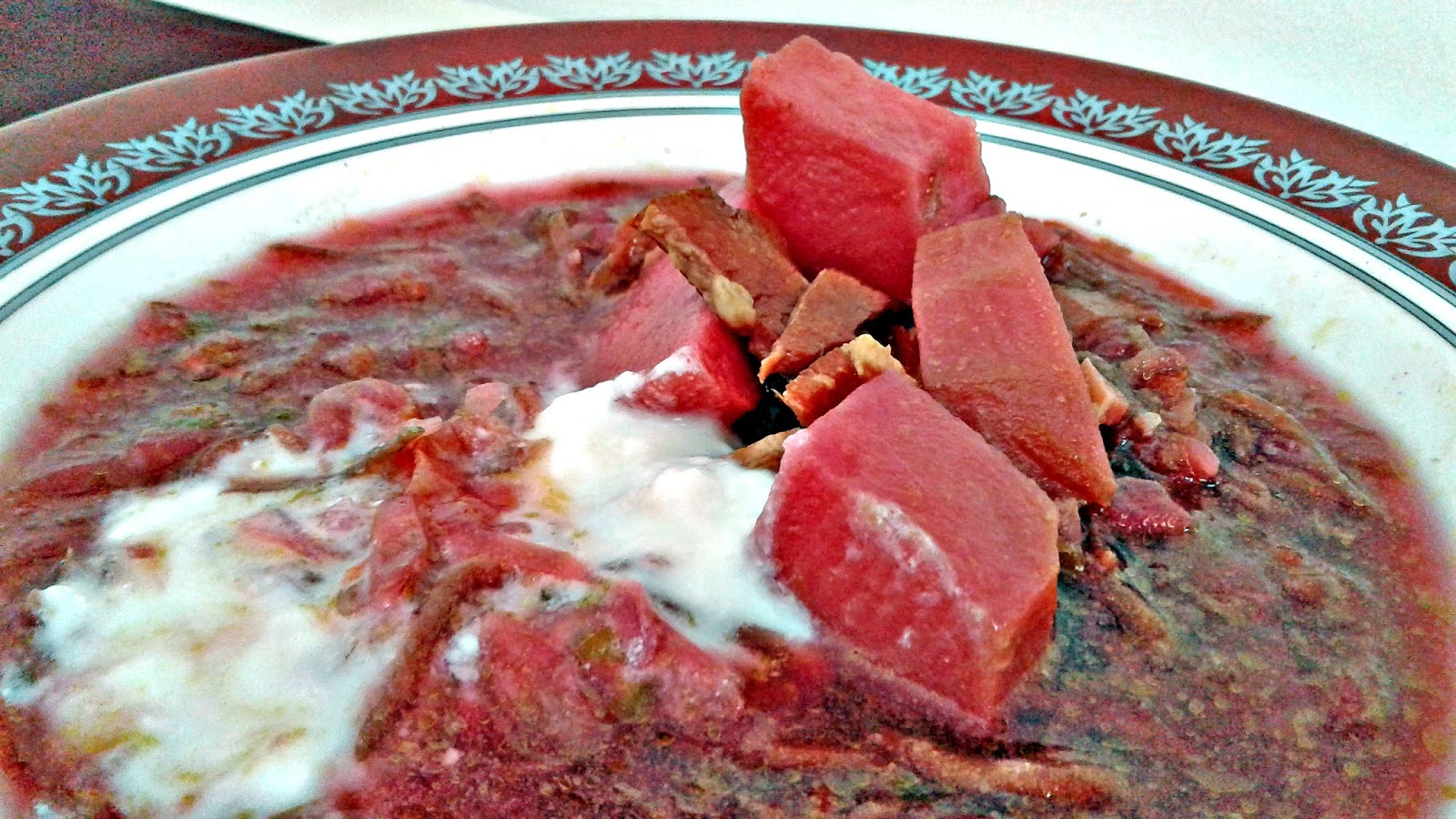 Mis Recetas con Historia: Sopa borsch o sopa de remolacha