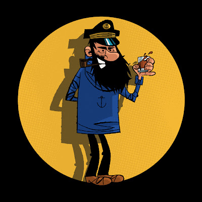 I Heart Pencils: Captain Haddock