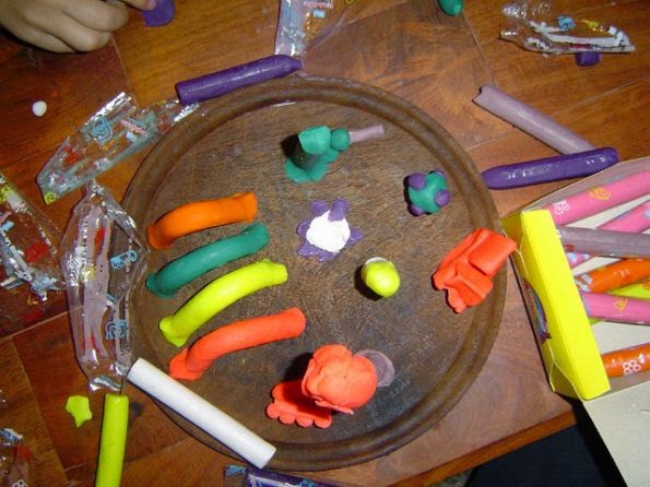 Arte con plastilina: Linea del Tiempo