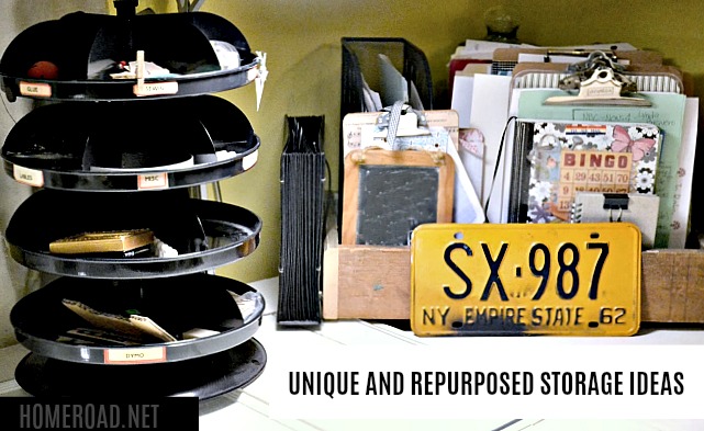 Unique Repurposed Storage Ideas