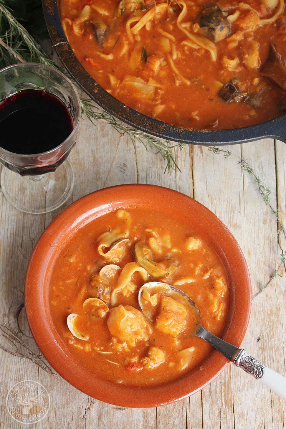 Andrajos de Jaén con bacalao . Receta paso a paso - Cocinando Entre Olivos