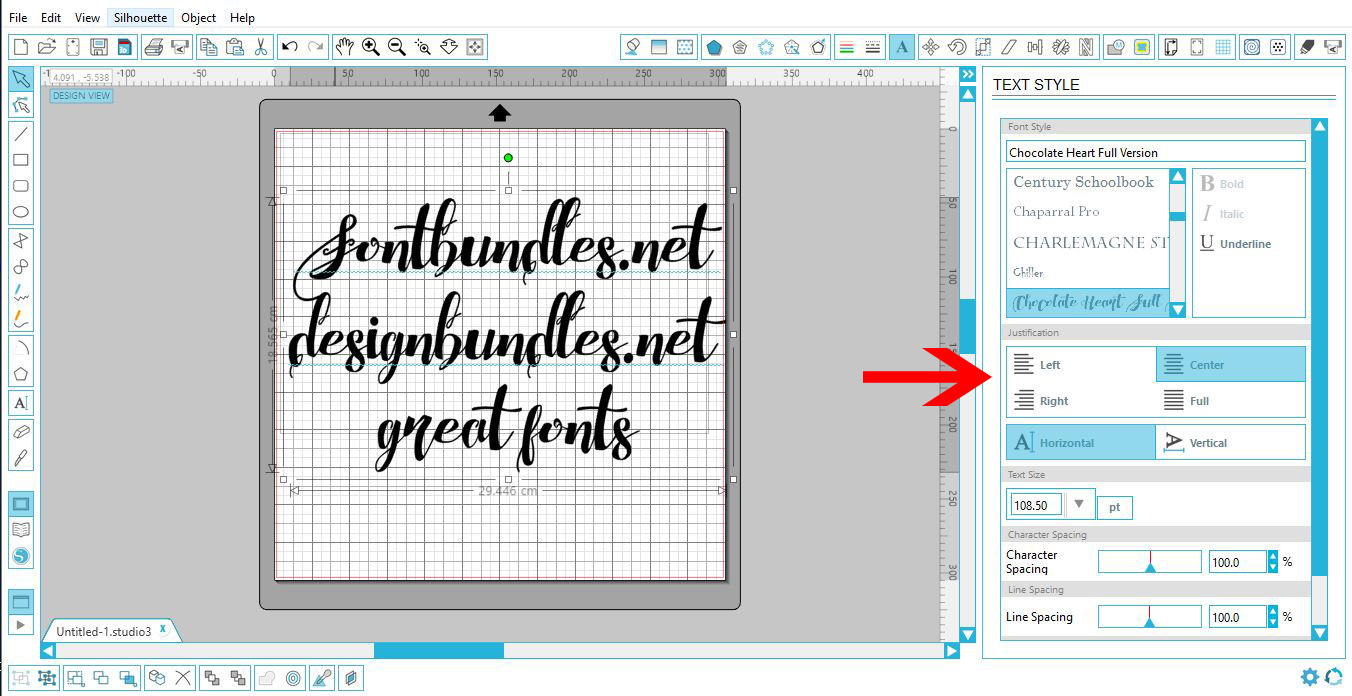 Text basics in Silhouette | Design Bundles