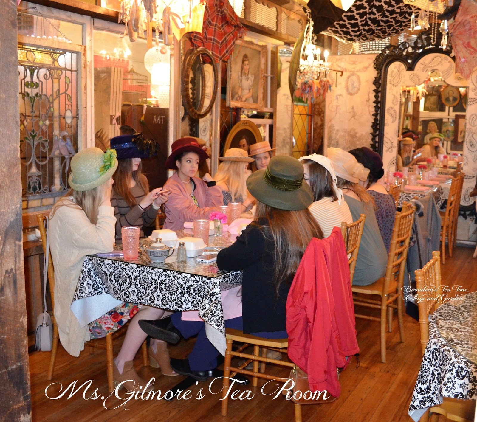 Bernideen's Tea Time, Cottage and Garden: MS. GILMORE'S TEA ROOM AND ...