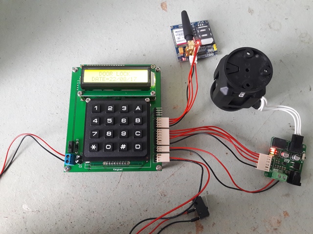 Password Door Lock With GSM