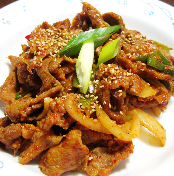 Food for the Seoul: Jaeyook Bokkeum and Jaeyook Bokkeum Burrito