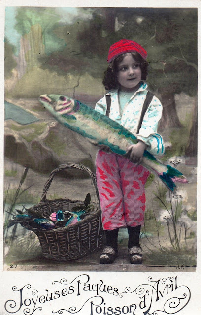 Poisson d’Avril! – 20 Adorable Postcards From the 1900s Featuring ...
