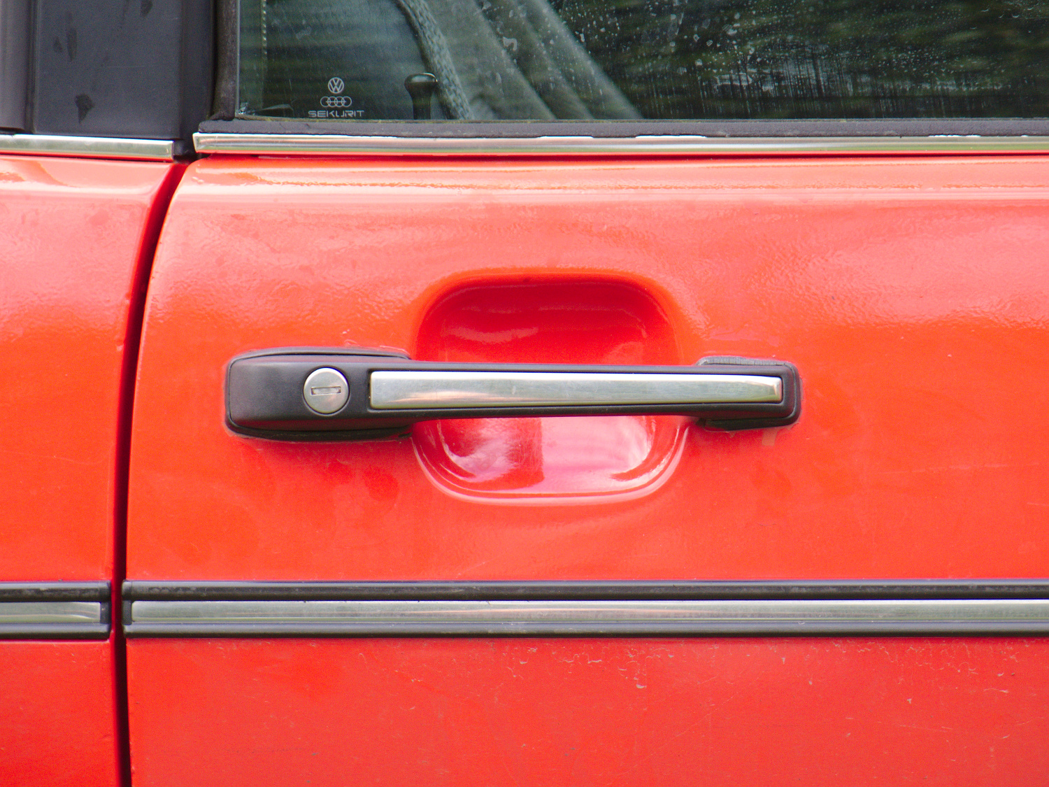 Old Parked Cars Vancouver: 1981 Volkswagen Rabbit Cabriolet