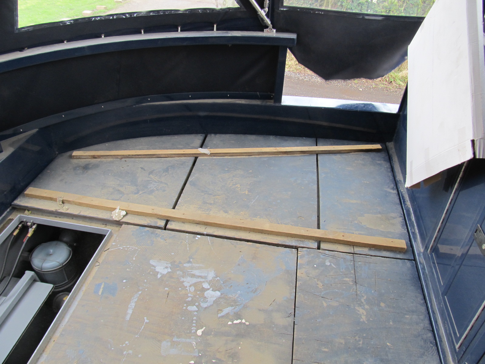 Widebeam Boat Build Blog: Rear Deck Boards