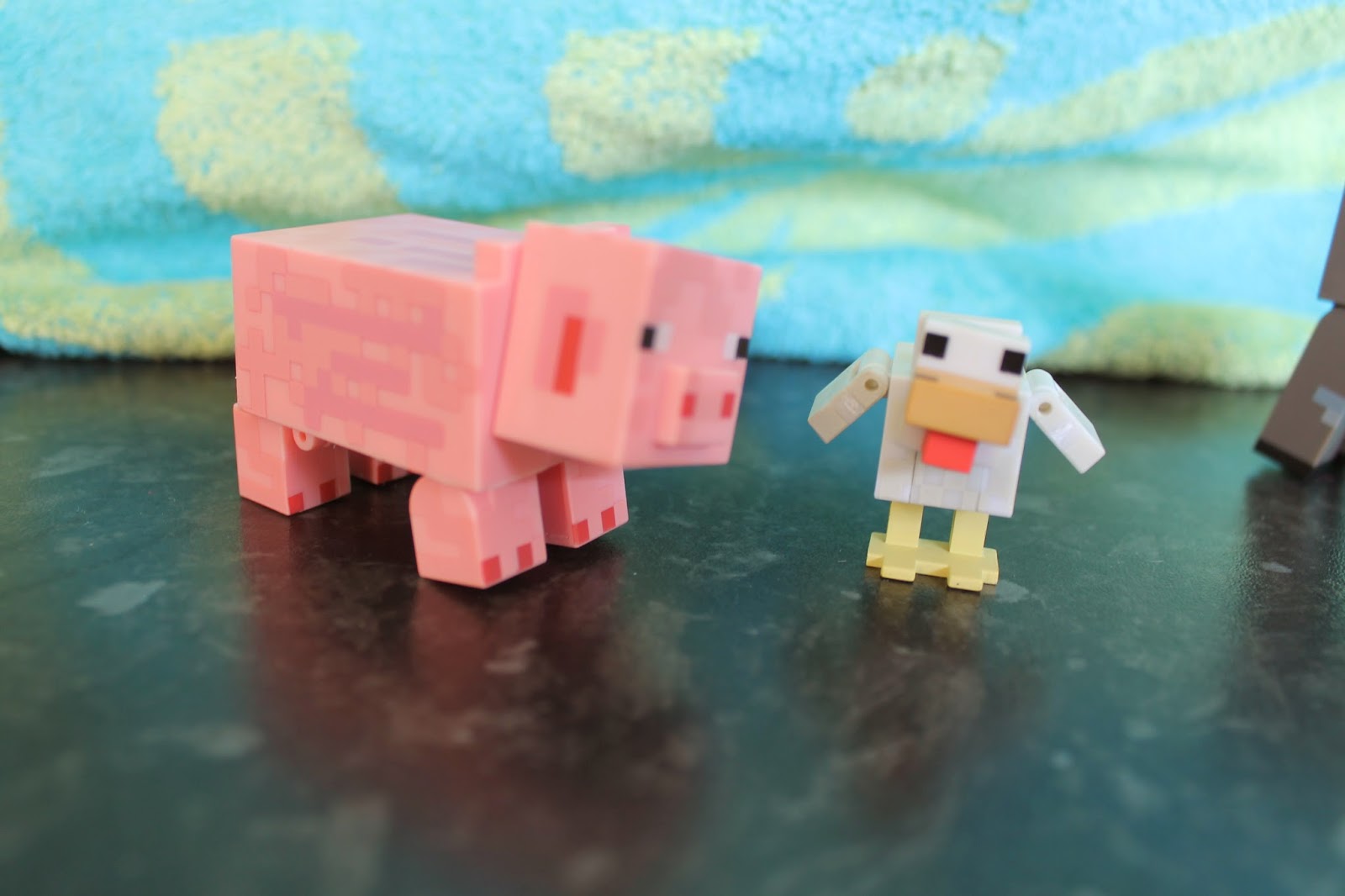 Minecraft Mad - Animal Mobs and Steve with Diamond Armour | The Mini ...