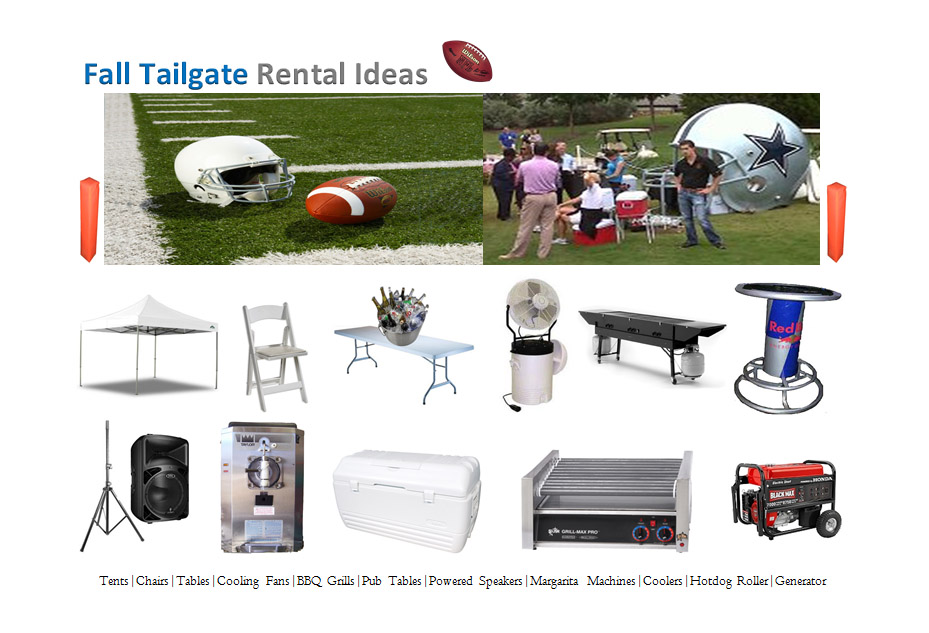Big D Party and Event Rentals: Fall Football Tailgate Ideas
