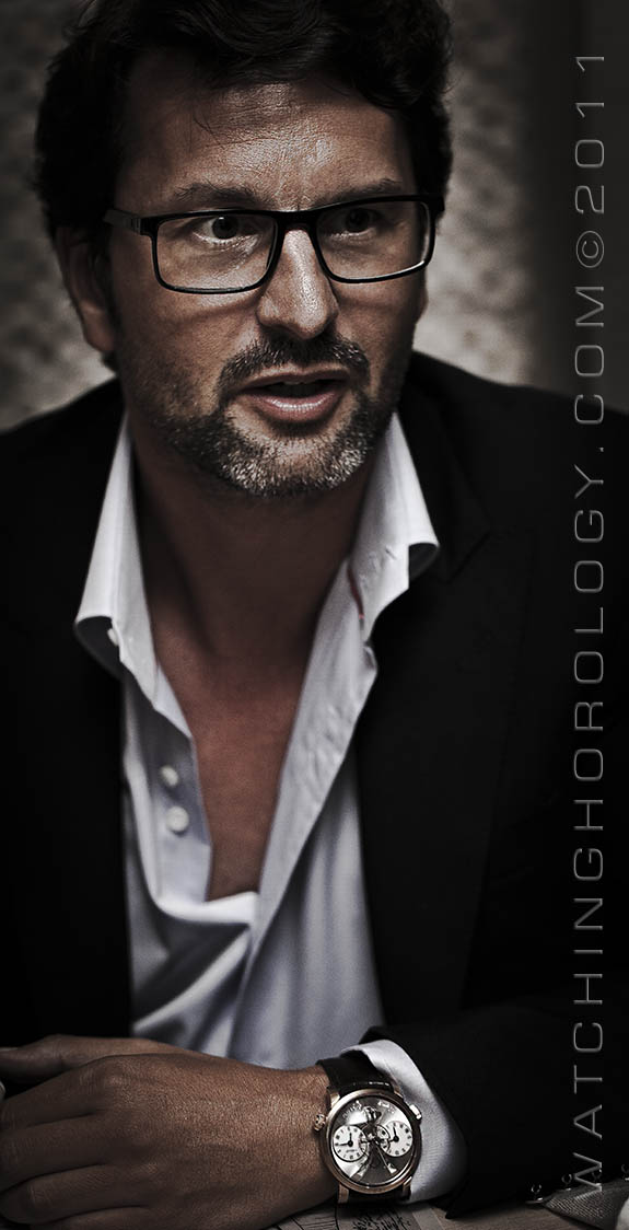 MB&F Legacy Machine No.1 on Max Busser's Wrist - WatchingHorology