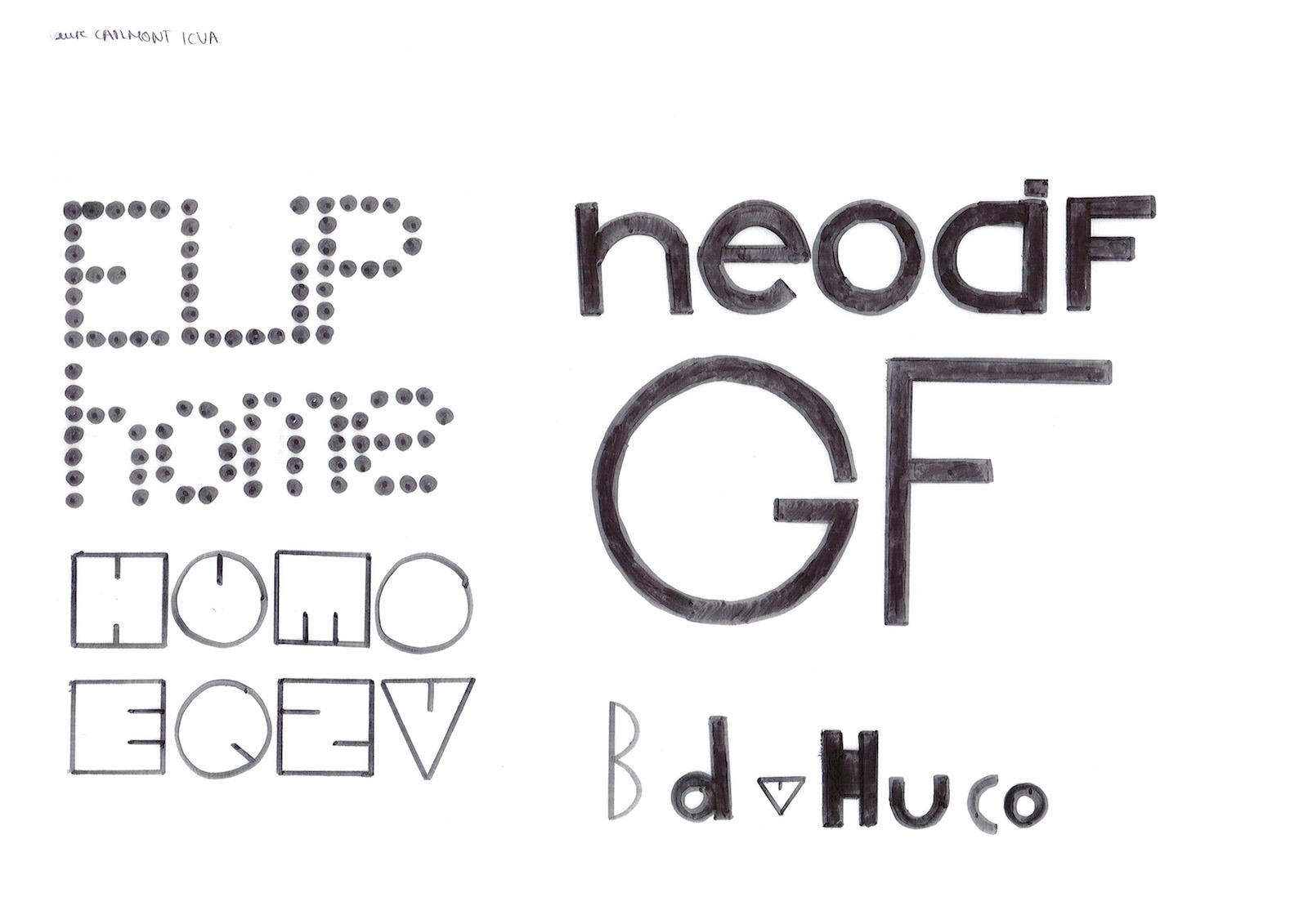 M- DA VEIGA: TRAVAUX // expérimentation typoModule