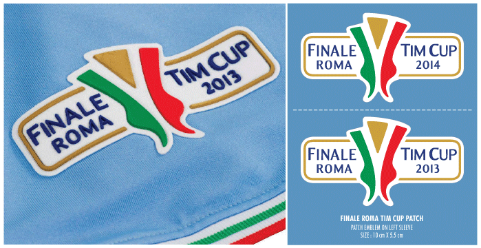 Football teams shirt and kits fan: Finale Roma TIM Cup patch