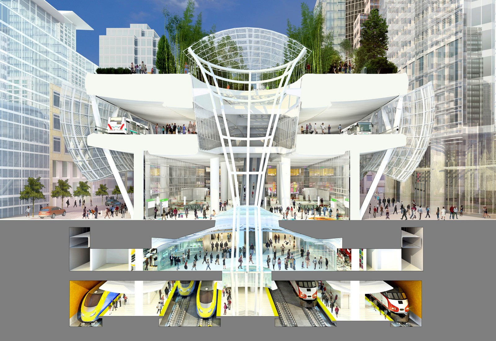 Архитектурные переводы: Центр транзитных перевозок Transbay Transit ...