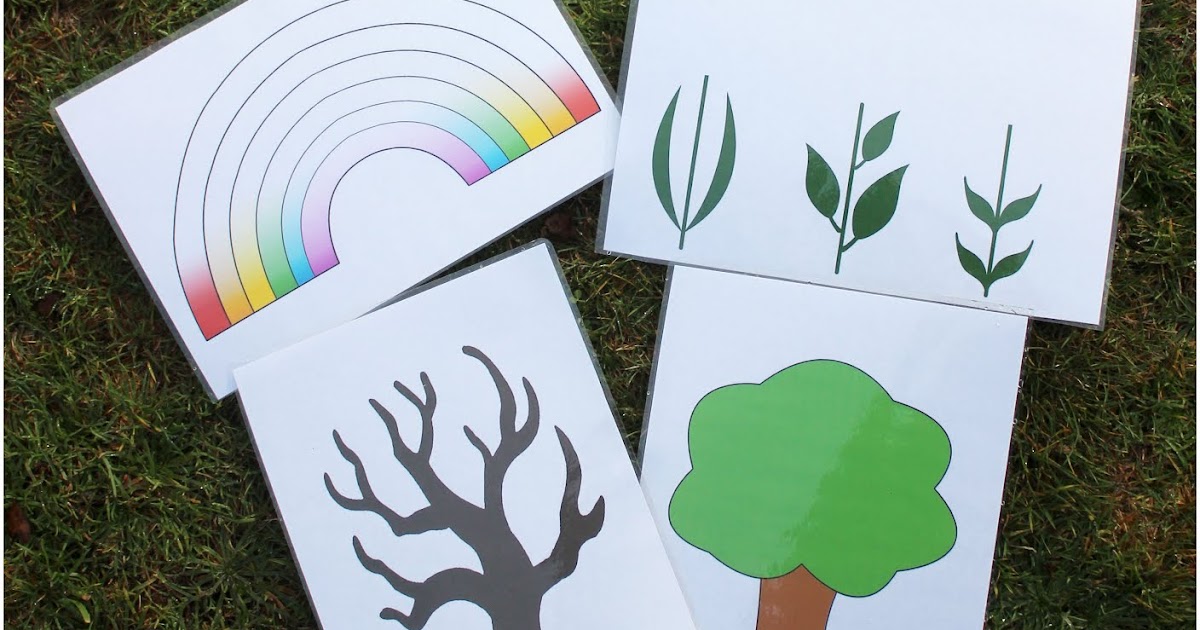 Mamma That Makes: Nature Play Dough Mat - Free Printable