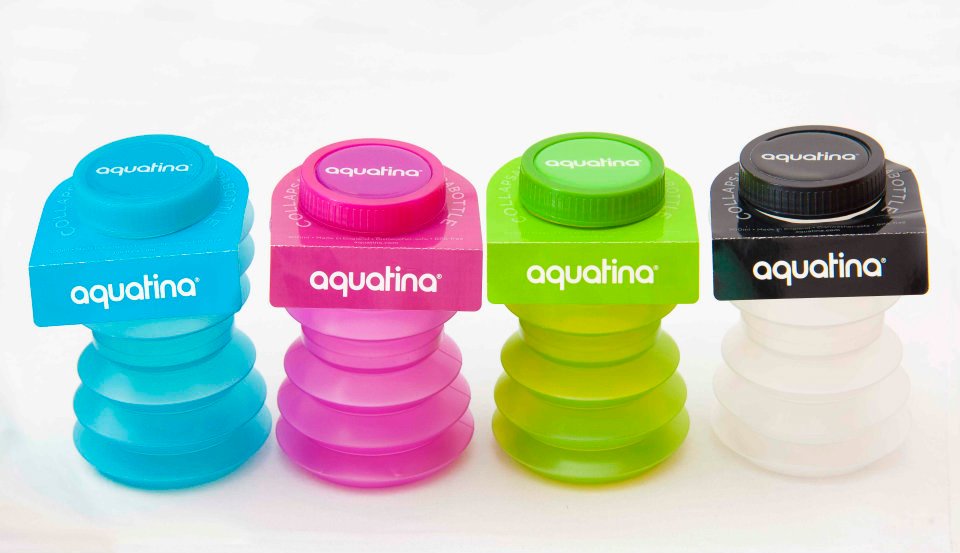 SIN SALIR DE TU CASA: Aquatina, botella de agua plegable