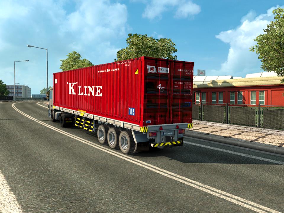 TRAILER V3 [40 FT FLATBED EDISI] SMT 2016 ---> free mod ~ SMT ETS2 MOD