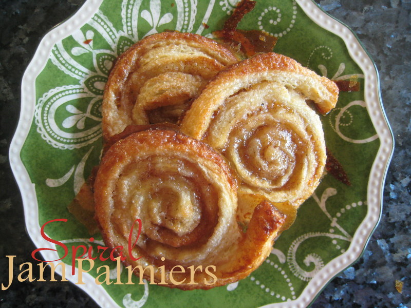The Way to My Family's Heart: Spiral Jam Palmiers