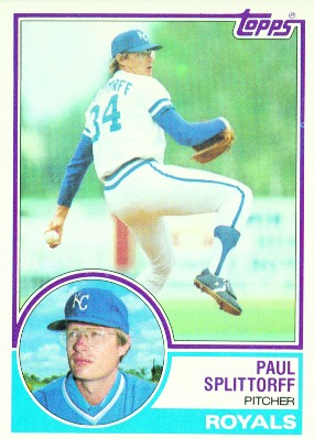 1983 Topps Blog: #316 Paul Splittorff - Kansas City Royals