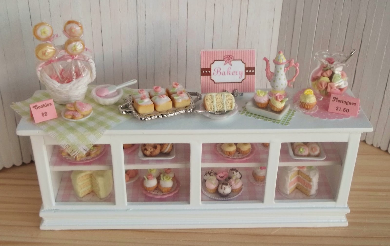 Little Things By Anna: Miniature Bakery Counter Filled With Sweets...