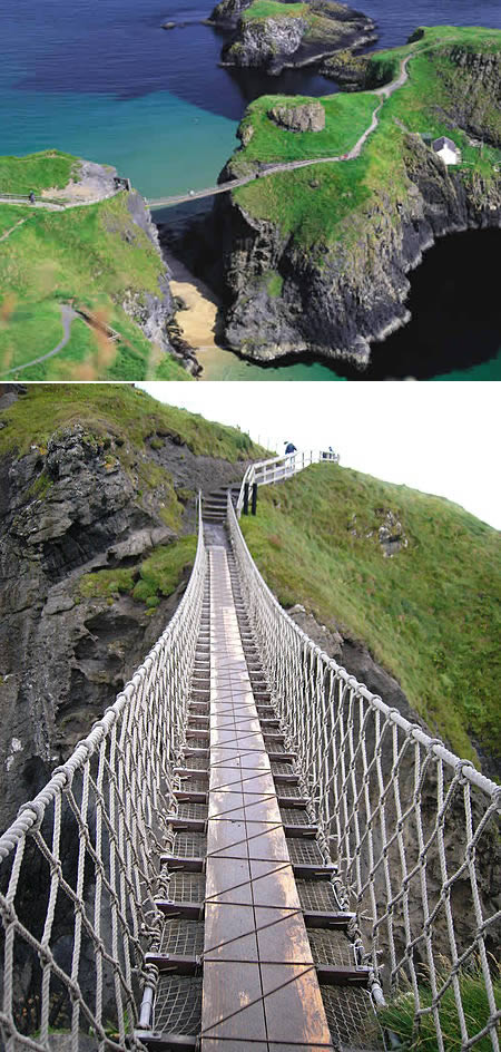 The Carrick-a-Rede Rope Bridge (Ireland) | Love About.....MENDAL2