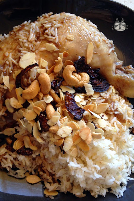 Airinie Cooks: Her Eclectic Kitchen: Saffron and Rosewater Chicken Biryani