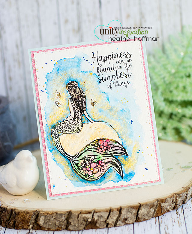 Houses Built of Cards: Sparkly Gold Underwater Mermaid