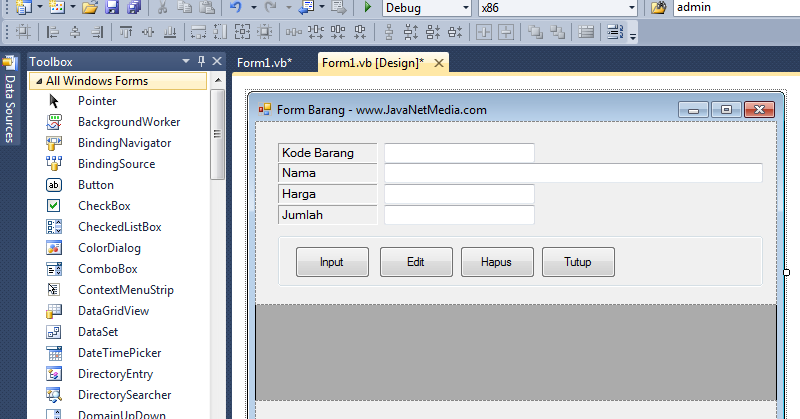 Vb .Net - Validasi Textbox Hanya Dapat Diisi Oleh Angka - TUTORIAL VB ...