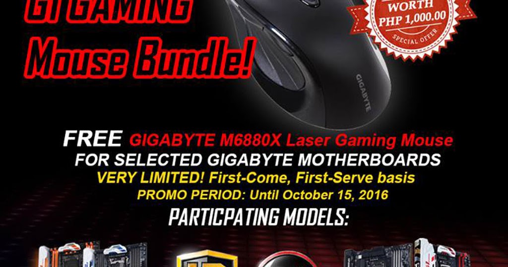 GIGABYTE bundles its exclusive G1 Gaming Mouse with their X99/Z170 ...