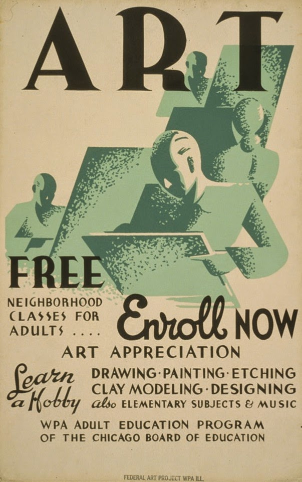 New Deal of the Day: WPA Art Classes