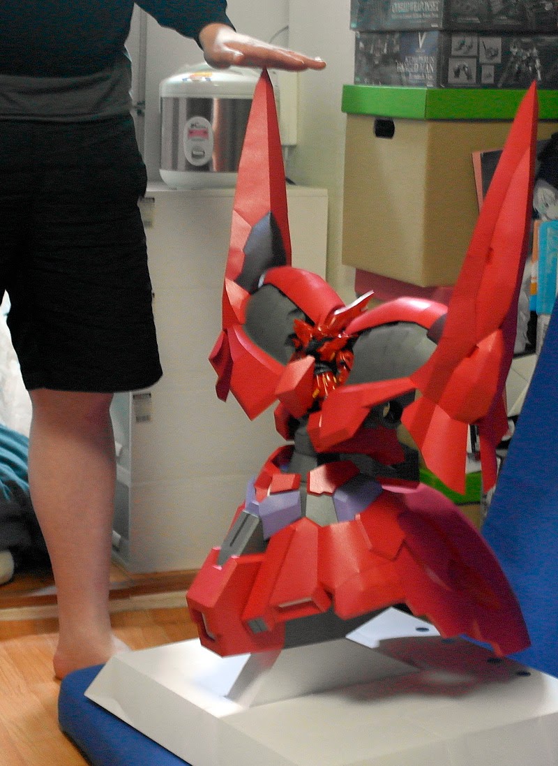 GUNDAM GUY: Gundam Papercraft: 1/100 Scale Neo Zeong