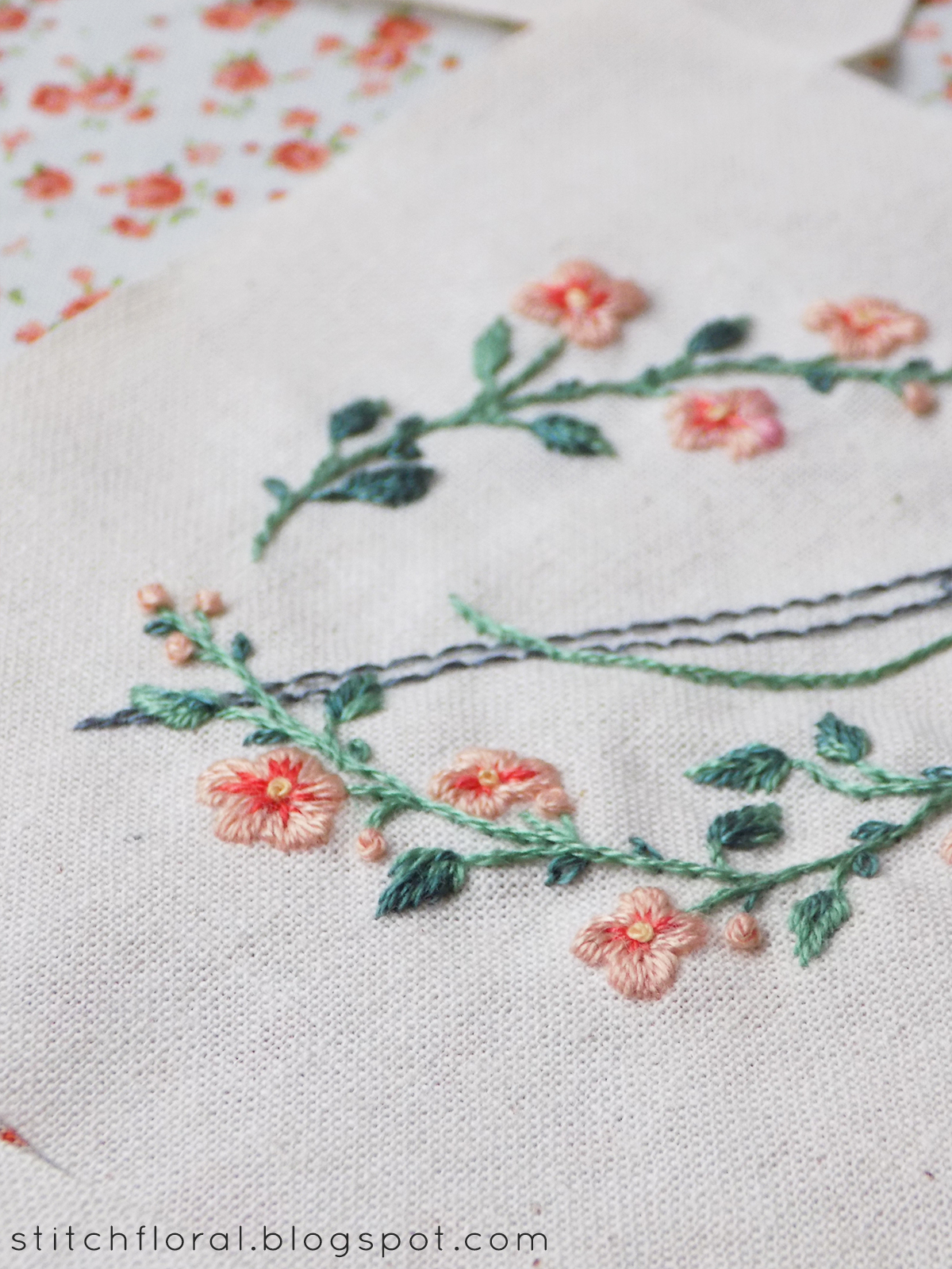 Miniature stitching - Stitch Floral