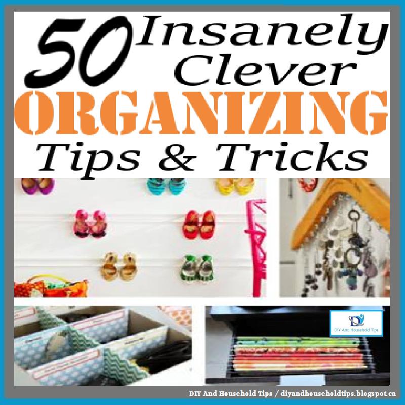 DIY And Household Tips: 50 Insanely Clever Organizing Ideas