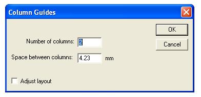 Tutorial and Techniques of Photoshop and PageMaker: Setting column ...