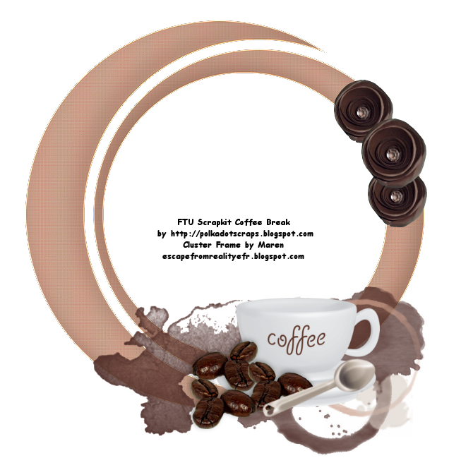 Escape From Reality Blog: FTU 'Coffee Break' Cluster & Cluster Frames