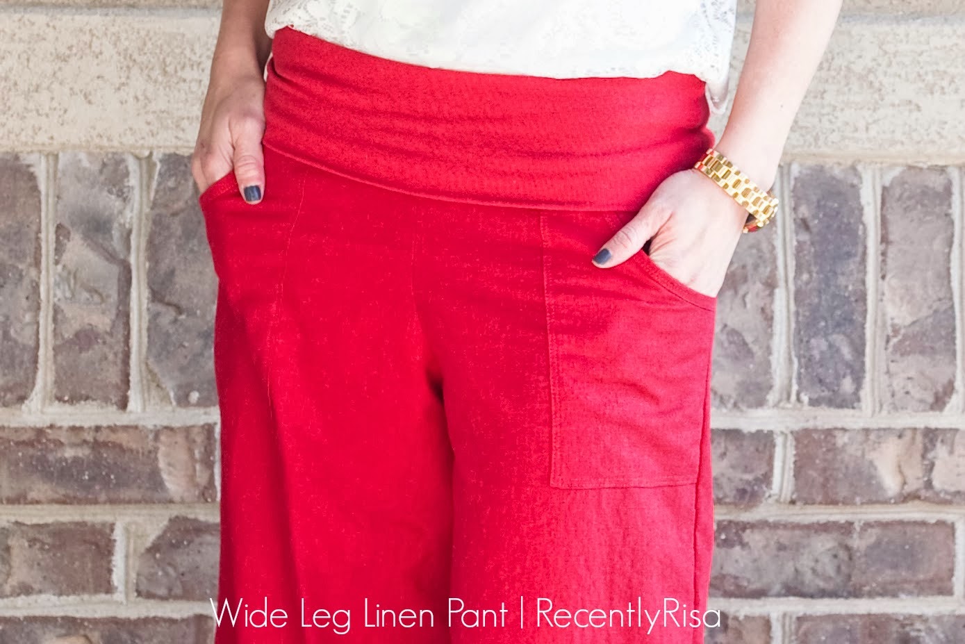 RecentlyRisa: Wide Leg Linen Pants