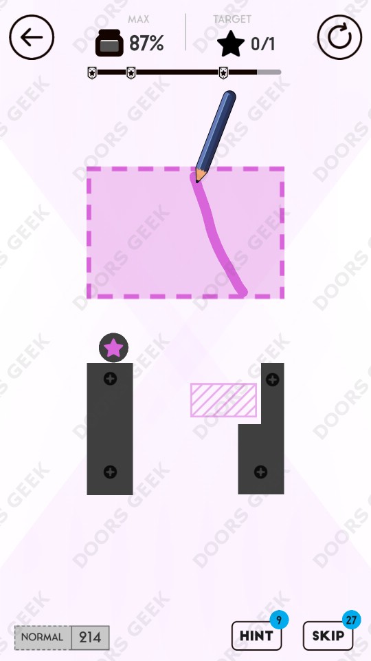 Draw Here Level 214 ~ Doors Geek