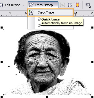 Quick Trace, Automatically Trace an Image | Belajar CorelDRAW