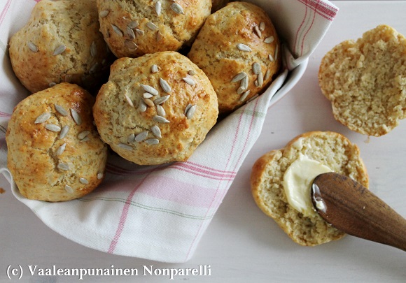 Vaaleanpunainen Nonparelli: Pikasämpylät