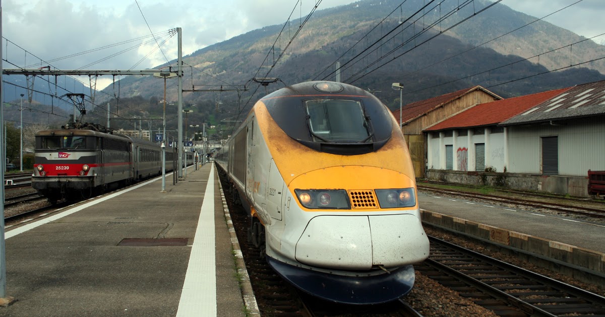 LA PASSION DU TRAIN: E300 Eurostar 3221/3222 -avant rénovation par Didier