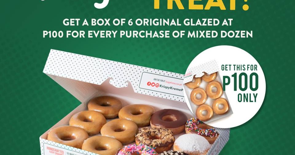 Manila Shopper: Krispy Kreme Half Dozen Promo Treat: Feb 2018 Manila Shopper: Krispy Kreme Half Dozen Promo Treat: Feb 2018